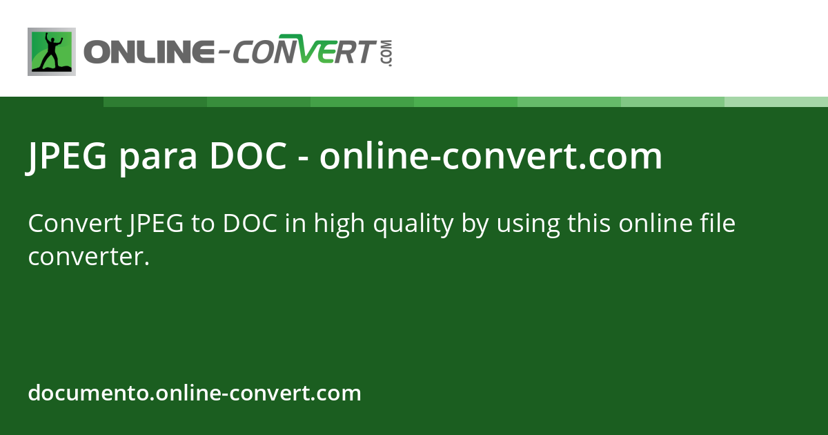 JPEG a DOC - online-convert.com