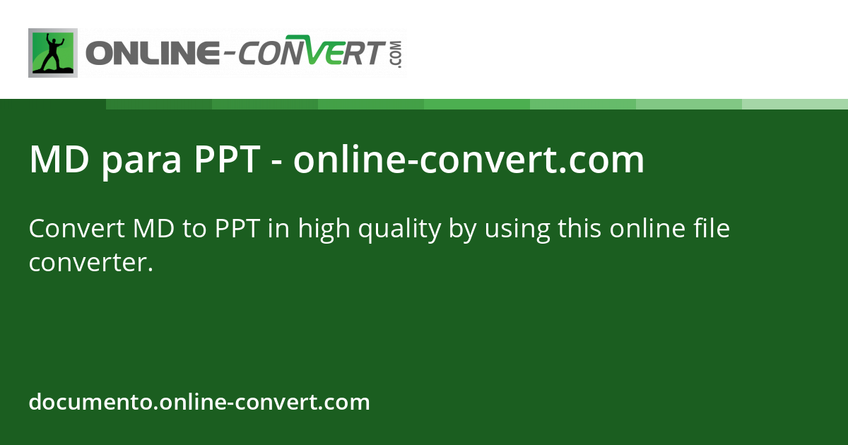 MD a PPT - online-convert.com
